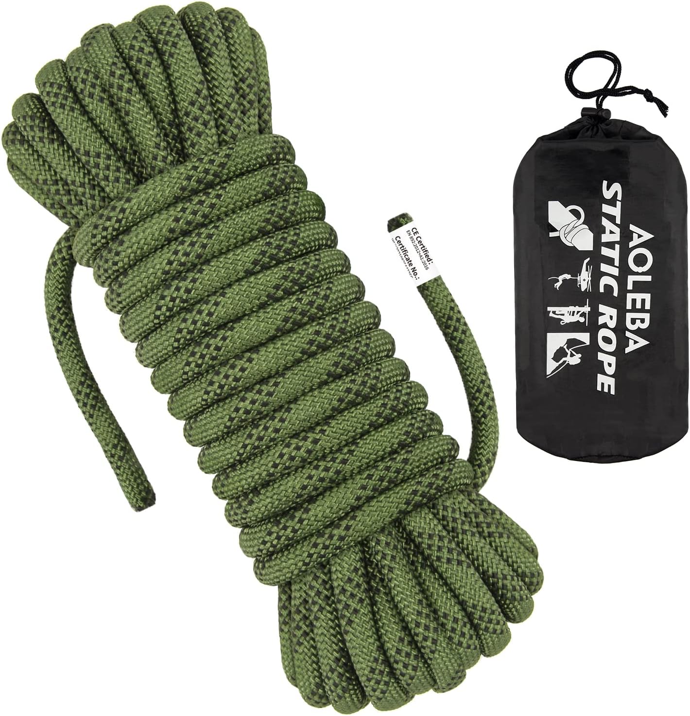 Amazon.com: MaxS Climbing Auxiliary Rope Static Rope Safety Rescue Rope ...
