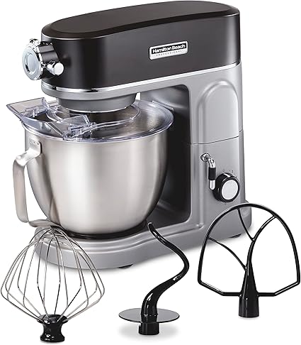 Amazon.com: Hamilton Beach Professional All-Metal Stand Mixer with ...