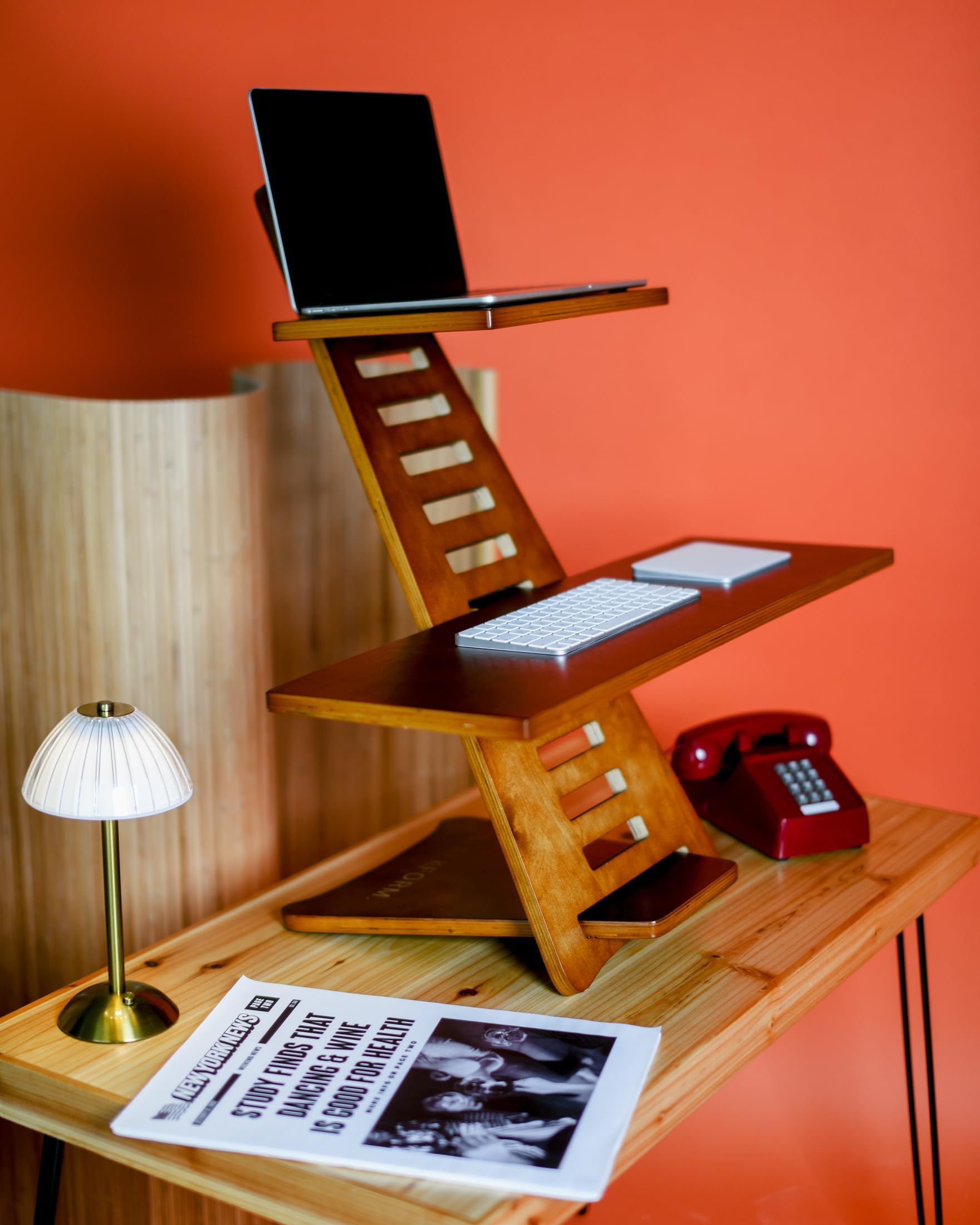 Amazon.com: Sleekform Standing Desk Converter - Adjustable Height Sit ...