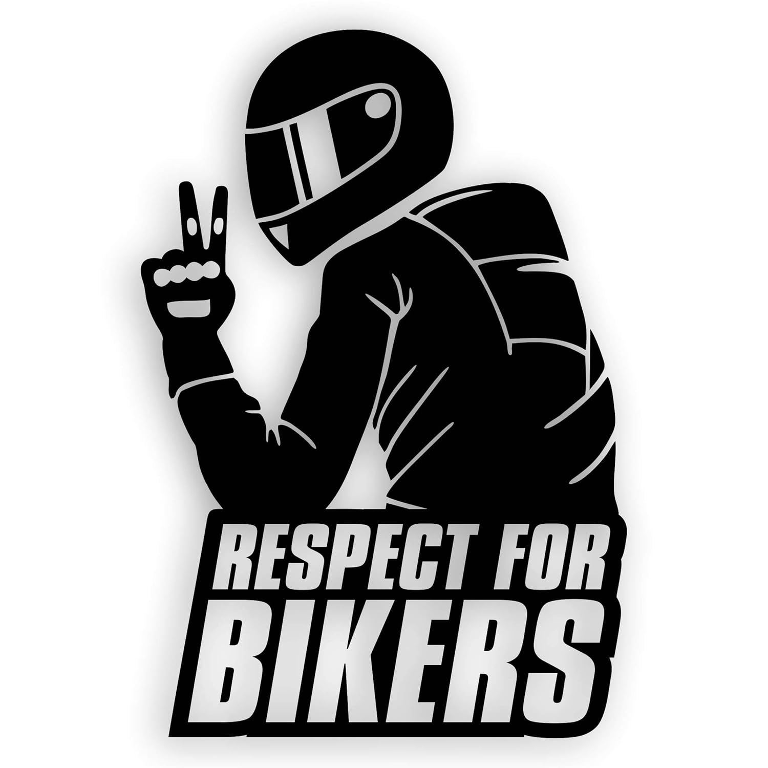 Aufkleber Respect for Biker : Amazon.de: Auto & Motorrad