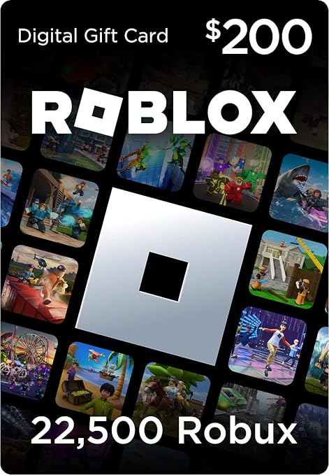 Amazon.com: Roblox Digital Gift Card - 22,500 Robux [Includes Exclusive ...