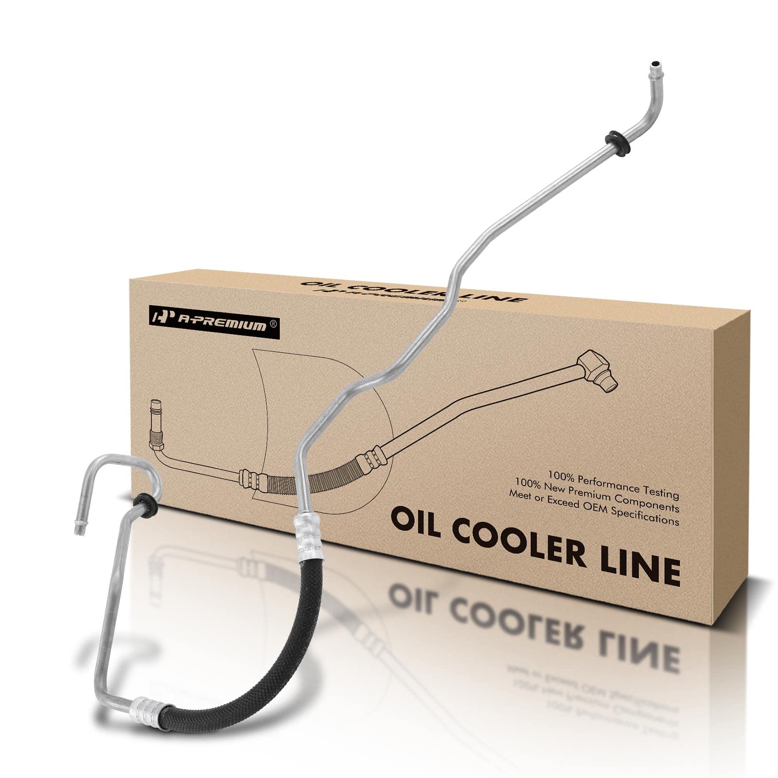 A-Premium Automatic Transmission Oil Cooler Line Hose Assembly ...