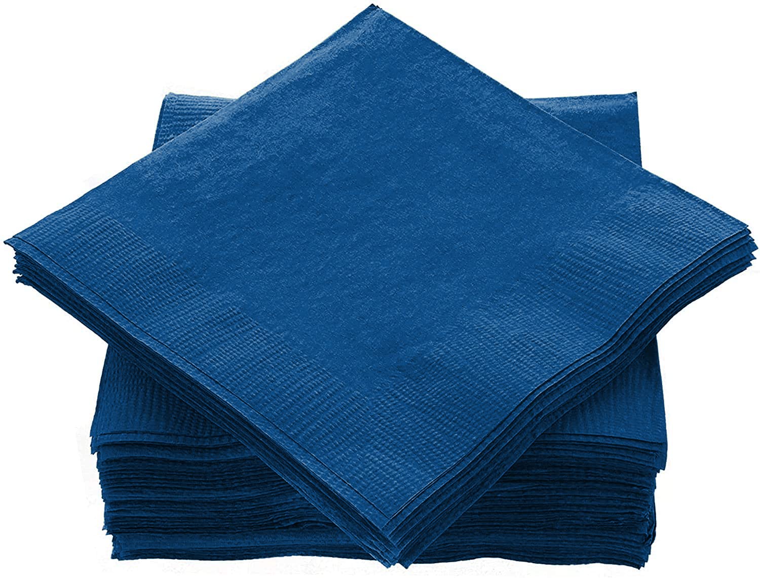 Amazon.com: Cocktail Napkins Disposable, Royal Blue Beverage Napkins ...