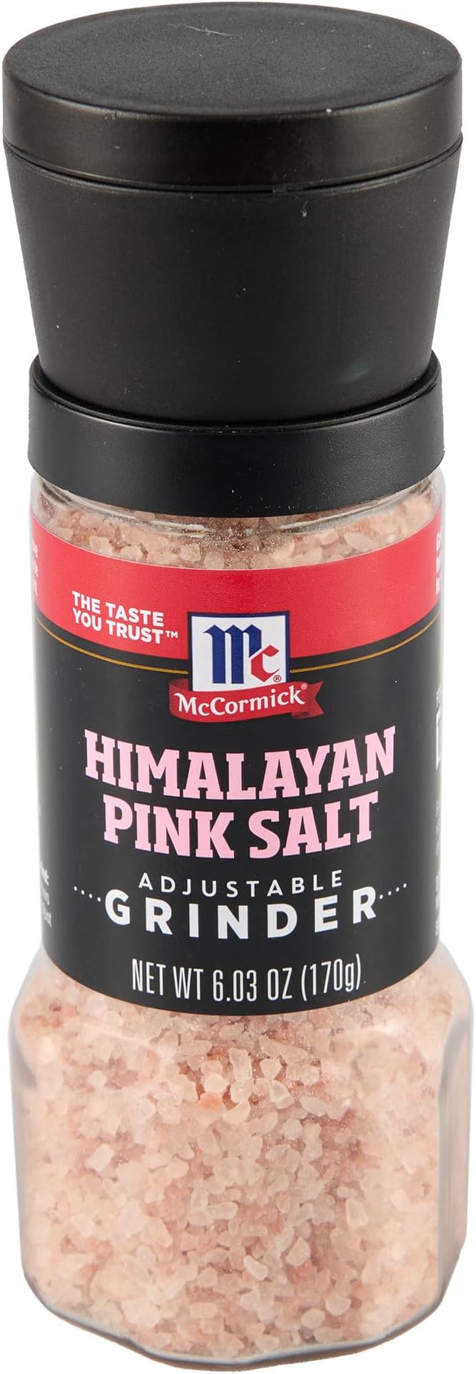Amazon.com : McCormick Himalayan Pink Salt Adjustable Grinder, 6.03 oz ...