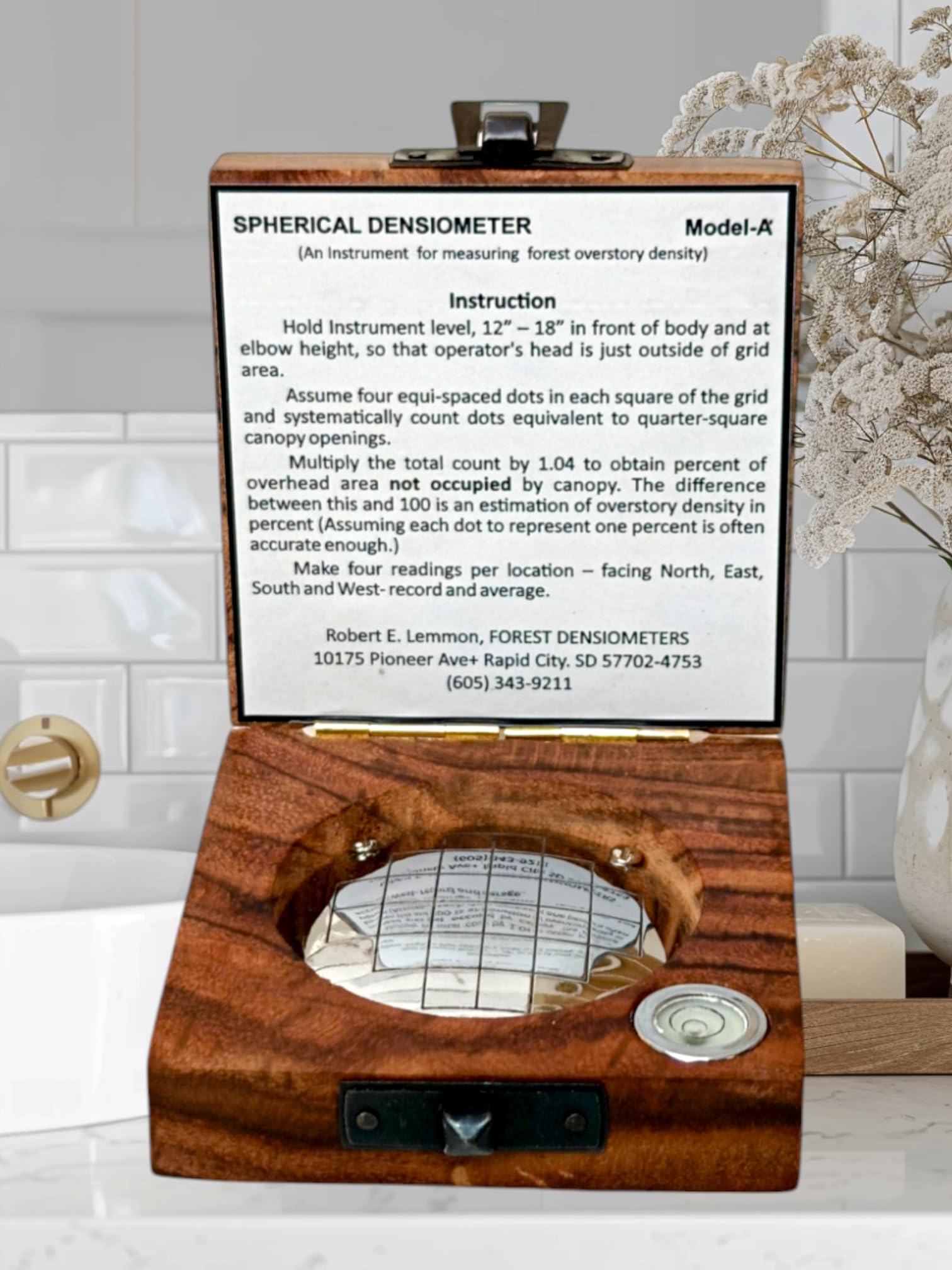 Spherical Densiometer Forestry Suppliers Spherical (Convex Model ...