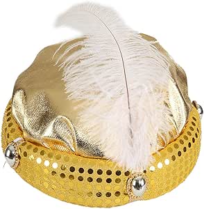 Amakando Couvre-Chef Oriental pour Homme/Chapeau Taille 59 en Or ...