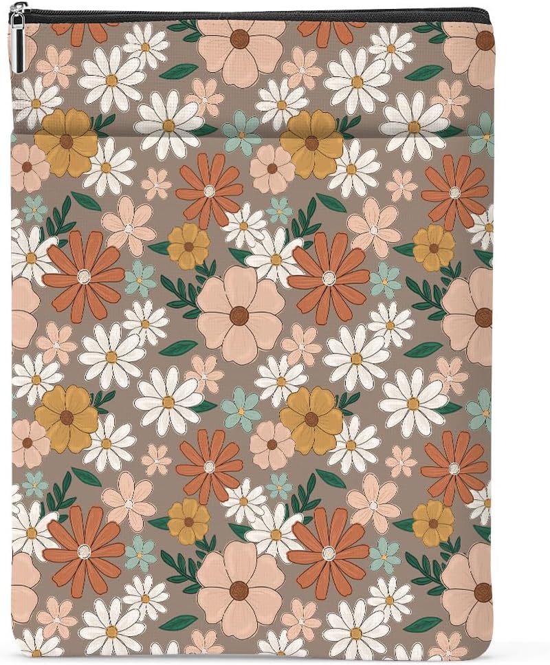 Amazon.com: Green Leaf Pattern Book Sleeve, Book Lovers Gifts ...