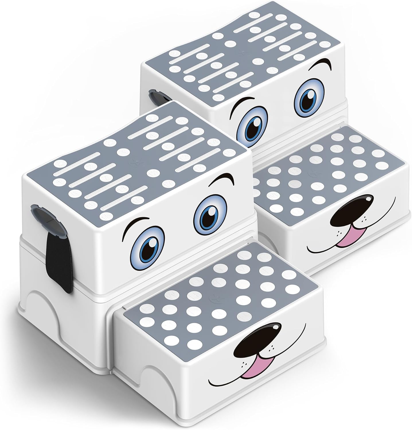 Amazon.com : Vorykido Toddler Step Stool for Bathroom Sink, Cartoon Dog ...