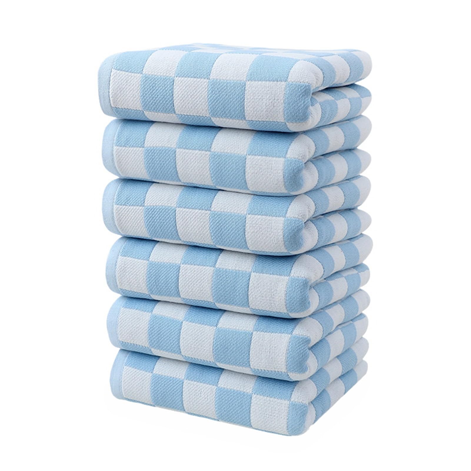 Amazon.com: SK Studio Checkered Cotton Hand Towels Set of 5, Ultra Soft ...