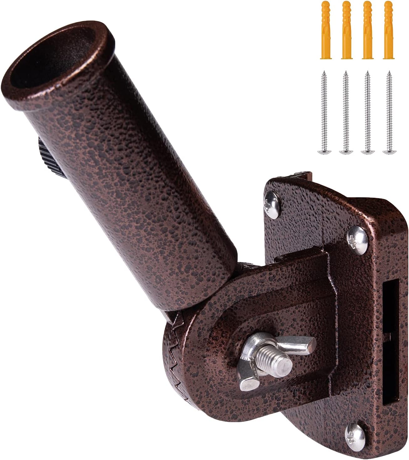 Amazon.com : NQ 2 in 1 Multifunctional Adjustable Flagpole Bracket ...