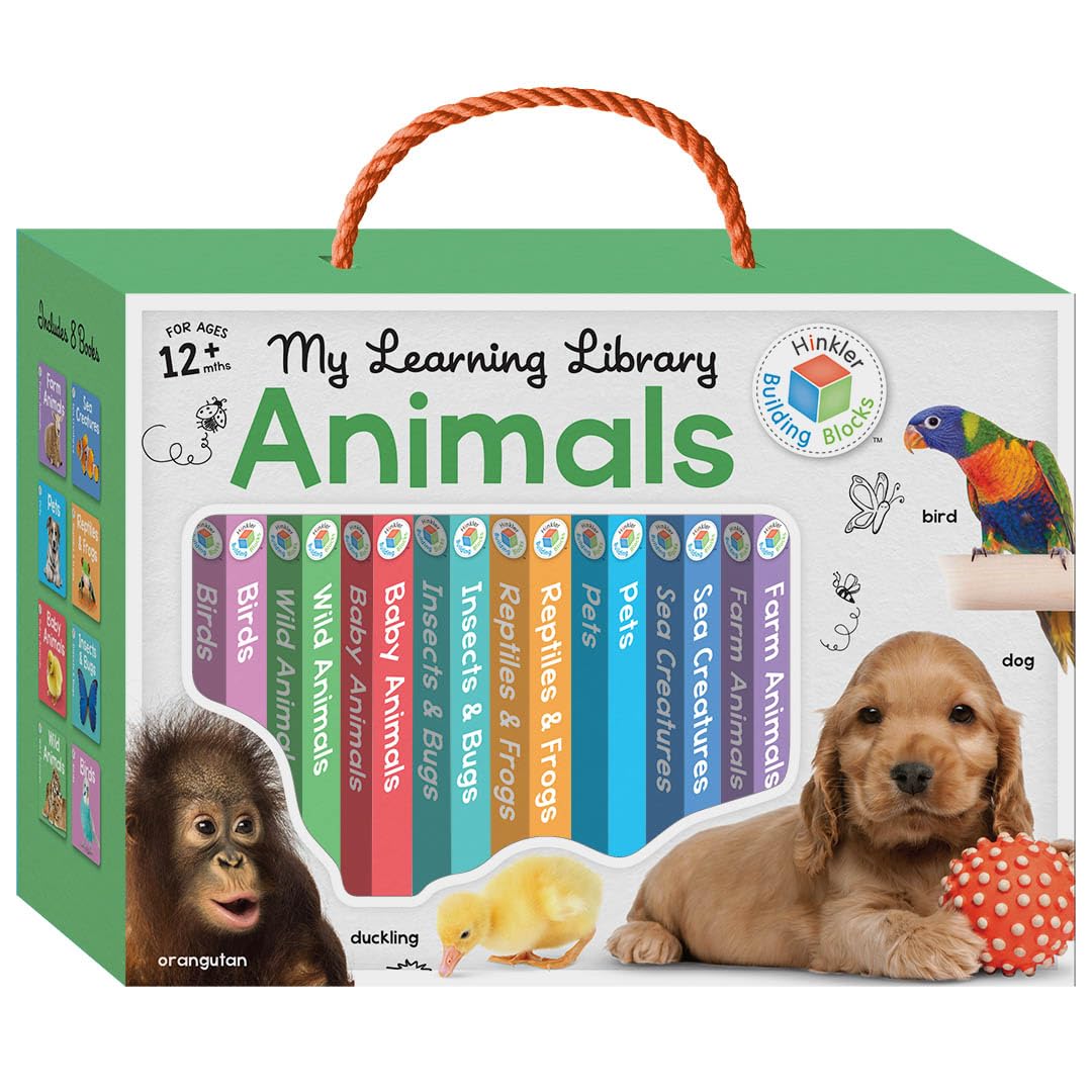 Buy Building Blocks Learning Library Animals Book Online at Low Prices ...