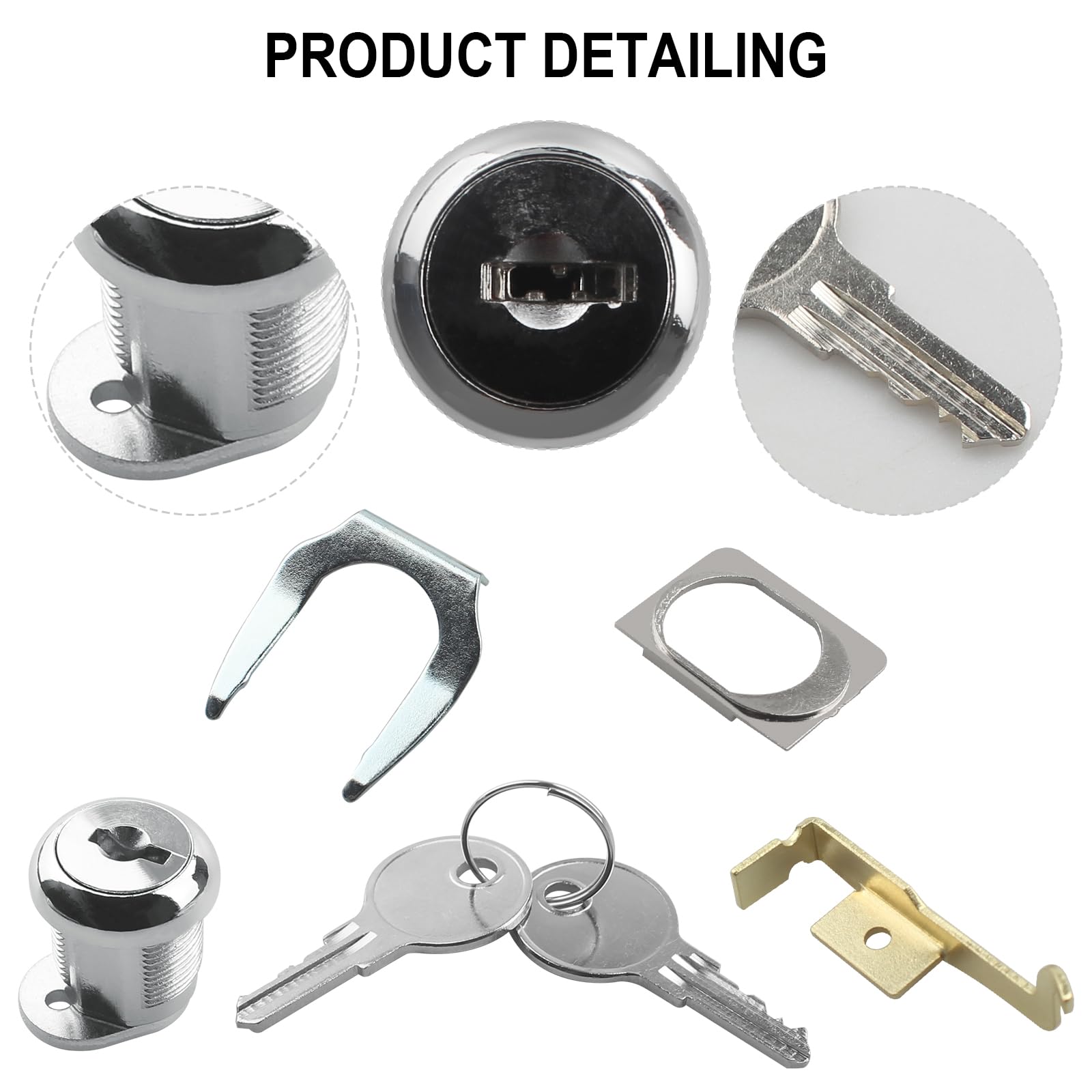 Snapklik.com : VIDABTE File Cabinet Replacement Lock Kit, Vertical File Cabinet Lock Kit For ...