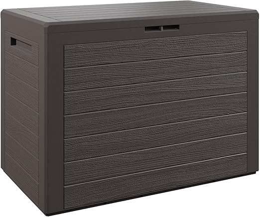 CASARIA® Lille Waterproof Garden Outdoor Storage Box 190L | Plastic ...