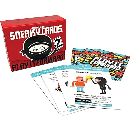 Amazon.com: Gamewright Sneaky Cards Card Game, Multi-colored, 5" : Toys ...