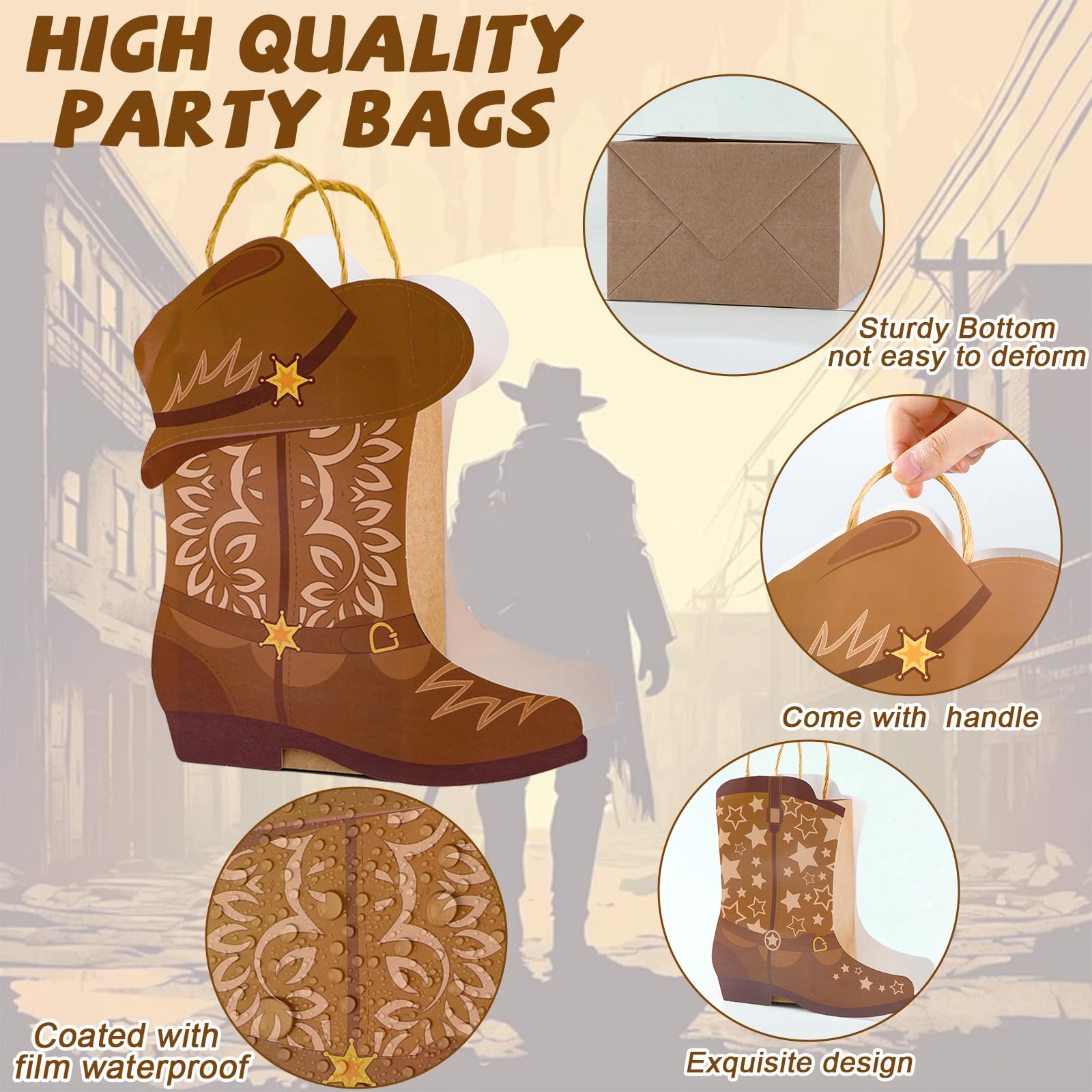 Plastic Favor Cowboy Boots Cowboy Boot In Leopard Print – Enjou