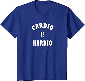 Amazon.com: Cardio is Hardio Silly Running Elliptical Cross Train Shirt ...