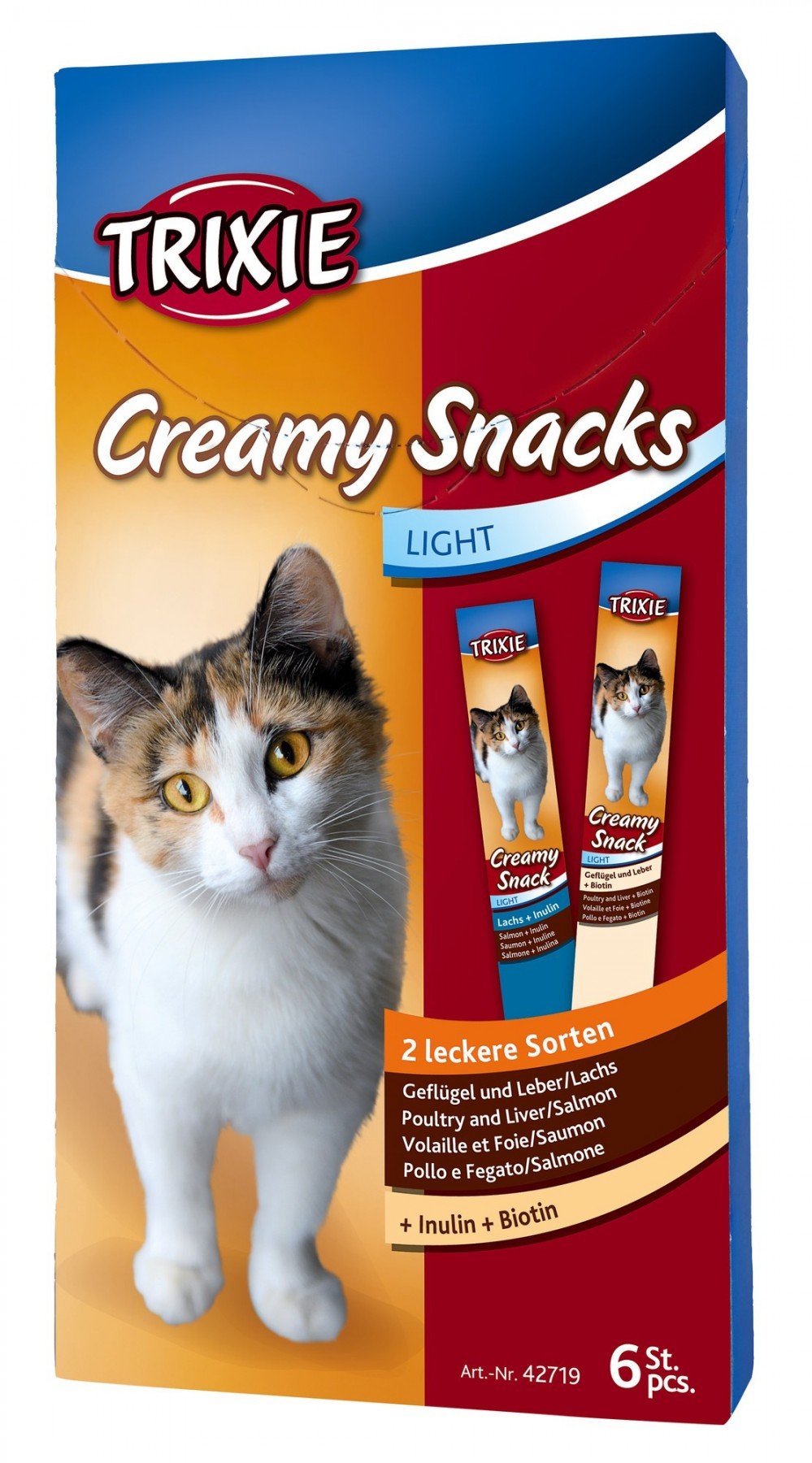 Trixie Cat Treats Creamy Snacks Liquid Soft Treat No Added Sugar Light 6 15g Buy Online In trixie-cat-treats-creamy-snacks-liquid-soft-treat-no-added-sugar-light-6-15g-buy-online-in
