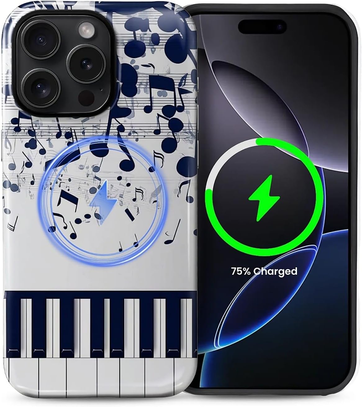 Amazon.com: Zhhoya for iPhone 14 Pro Max Case, Music Piano Lover ...