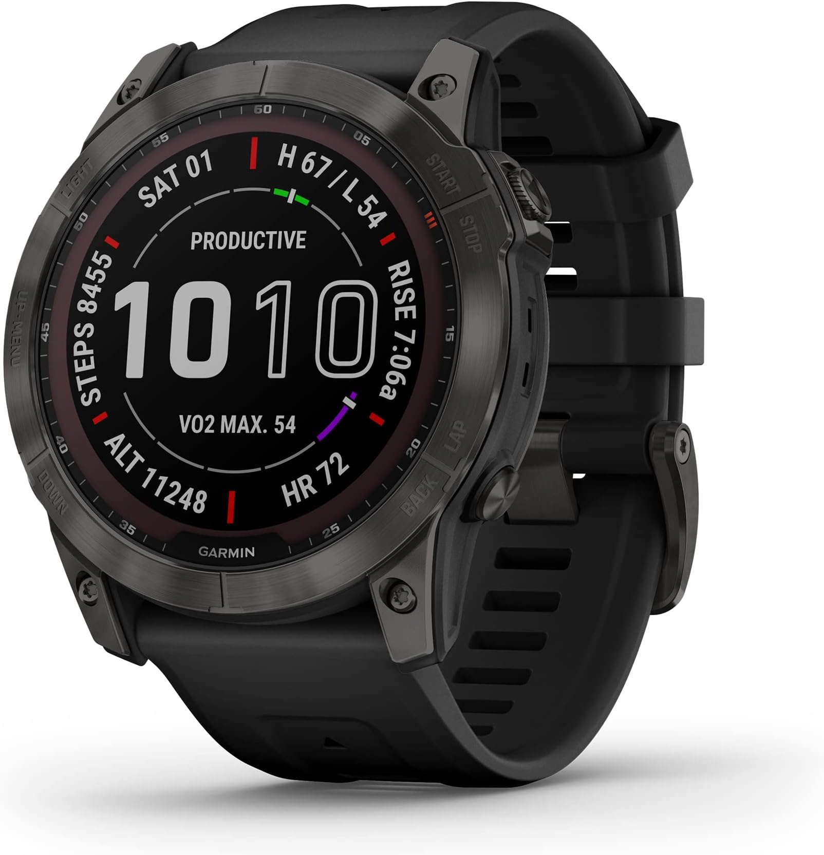 Garmin Fenix 7X Sapphire Solar, Larger Adventure smartwatch, with Solar ...