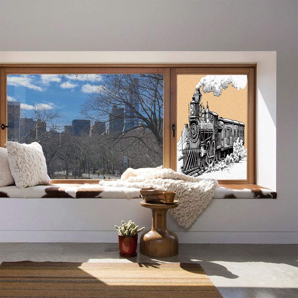 Buy Control Heat and Anti UV Window Cling,Steam Engine,Reduce Heat ...