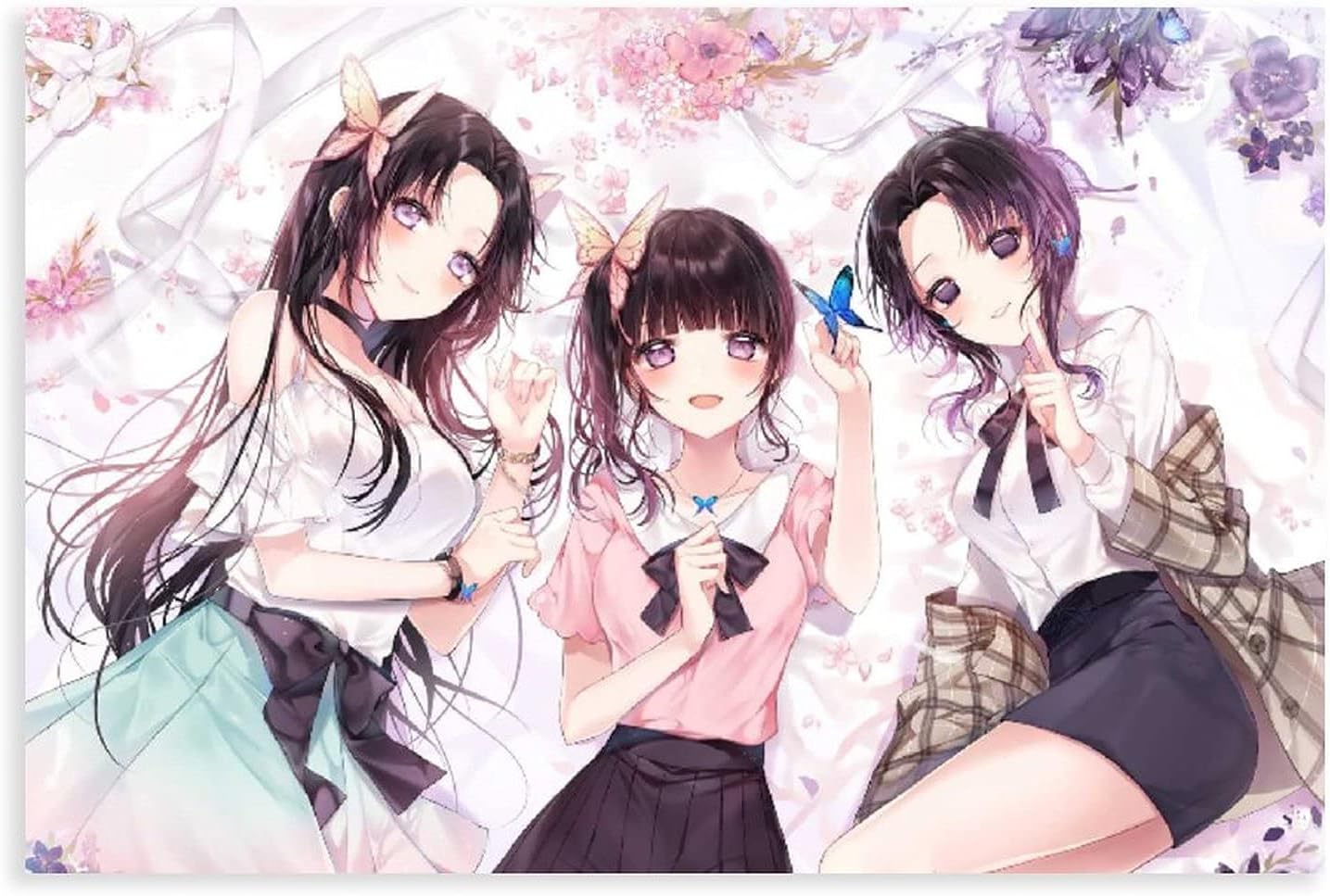 Amazon.de: AIMASHI Anime-Poster Dämon Slayer Tsuyuri Kanao Kochou Kanae ...