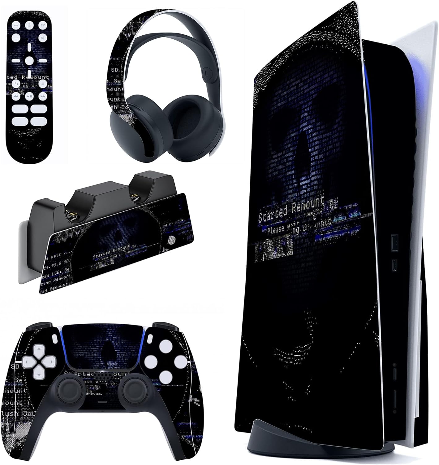 Amazon.com: PlayVital for ps5 Skin - Disc Edition Full Set Console ...