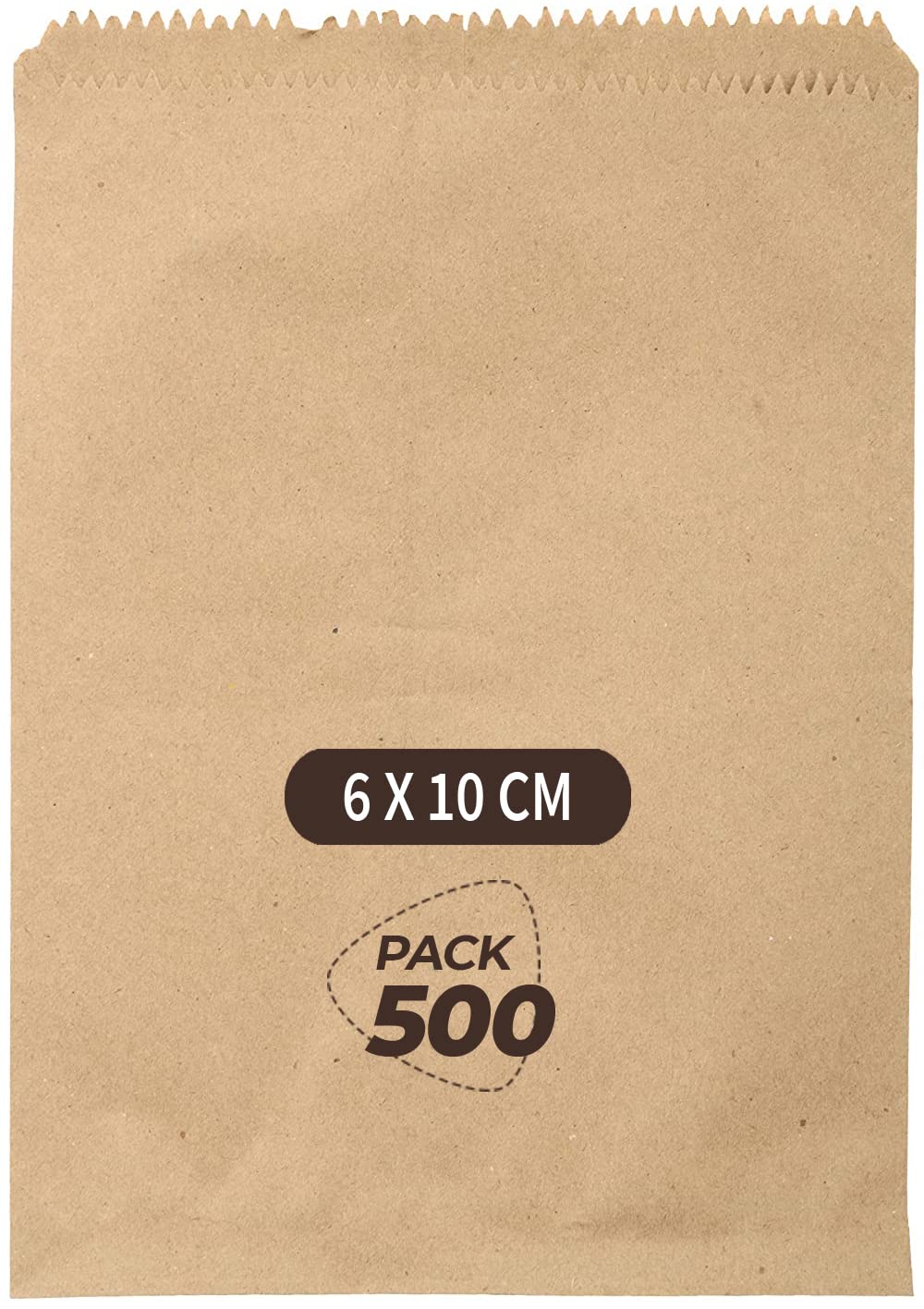 VAAIMAI Kraft Brown Paper Cover Small Size (500 Count) - 6X10CM Kraft ...