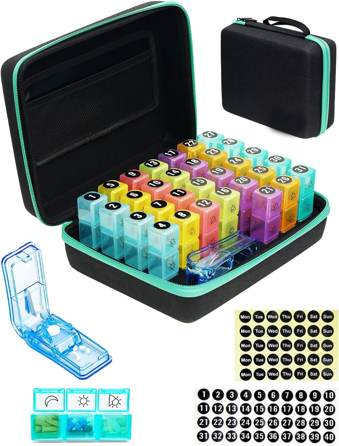 Amazon.com: Medicine On Time 7-Day, 4-Pass (4-doses per Day) Multi-Med ...