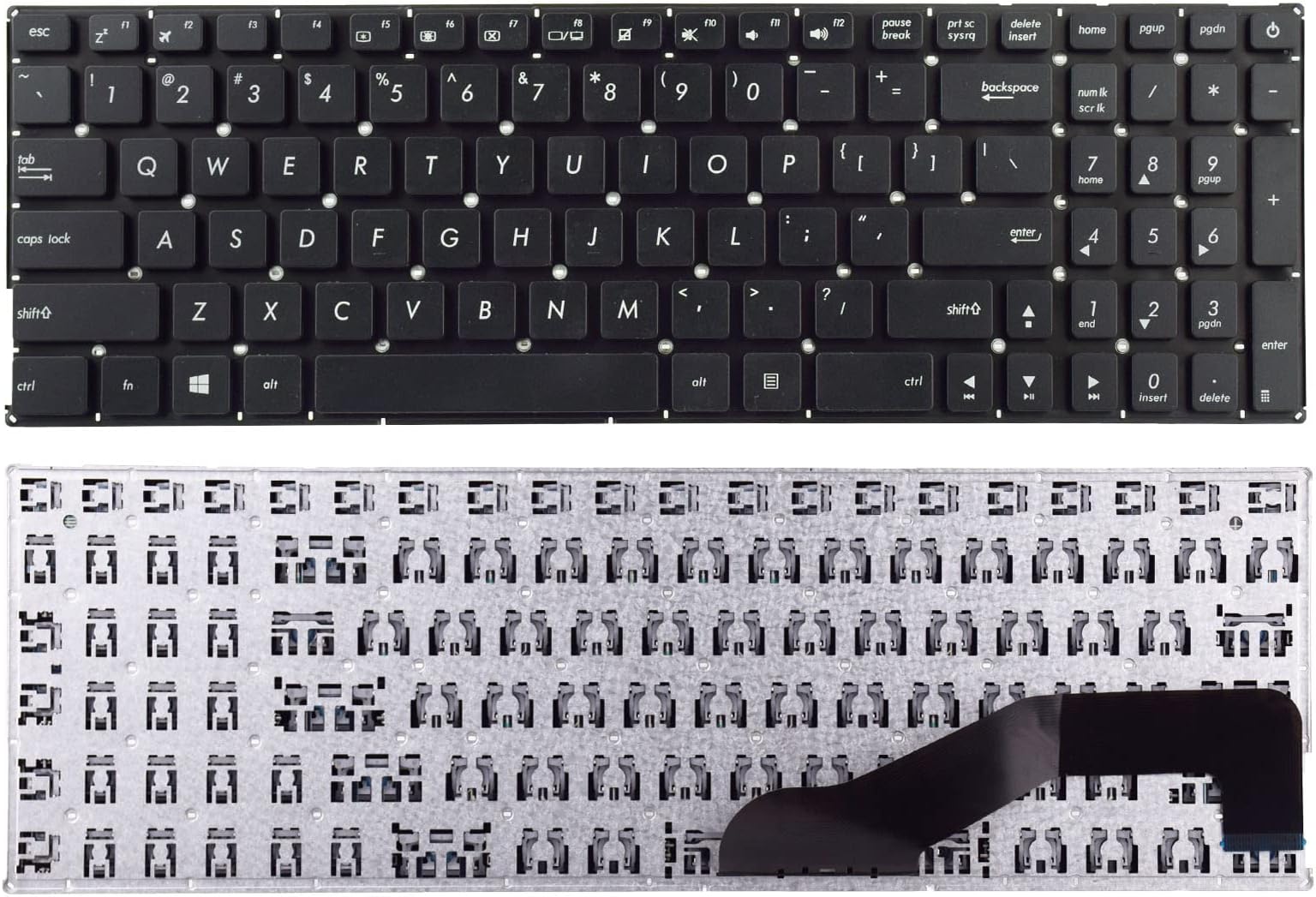 Amazon.com: SUNMALL Keyboard Replacement Compatible with ASUS R510l ...