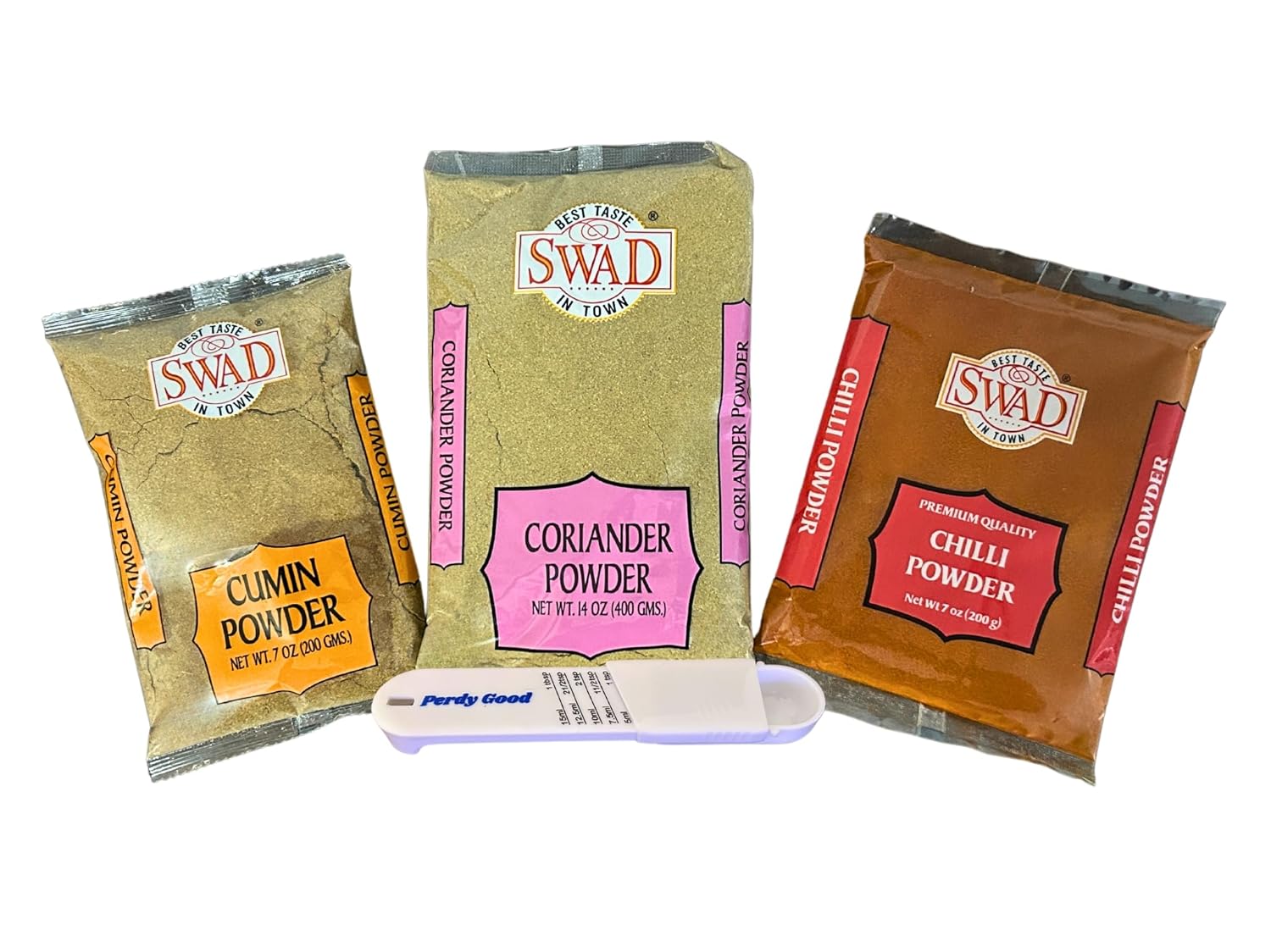 Amazon.com : Swad Coriander Cumin Chili Powder Indian Spices Bundle ...