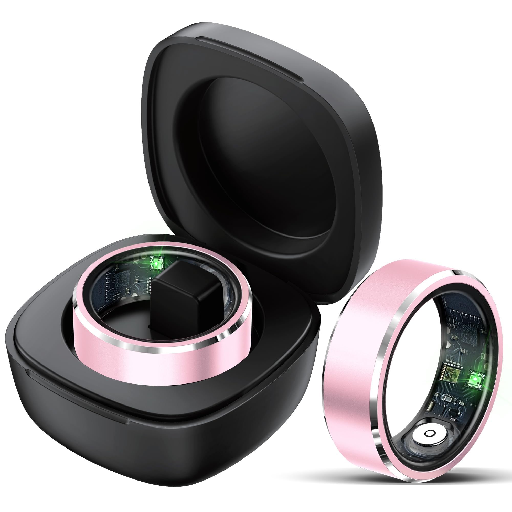 Amazon.com: YuYolex Smart Ring Sleep Tracker Heart Rate Monitor TikTok ...