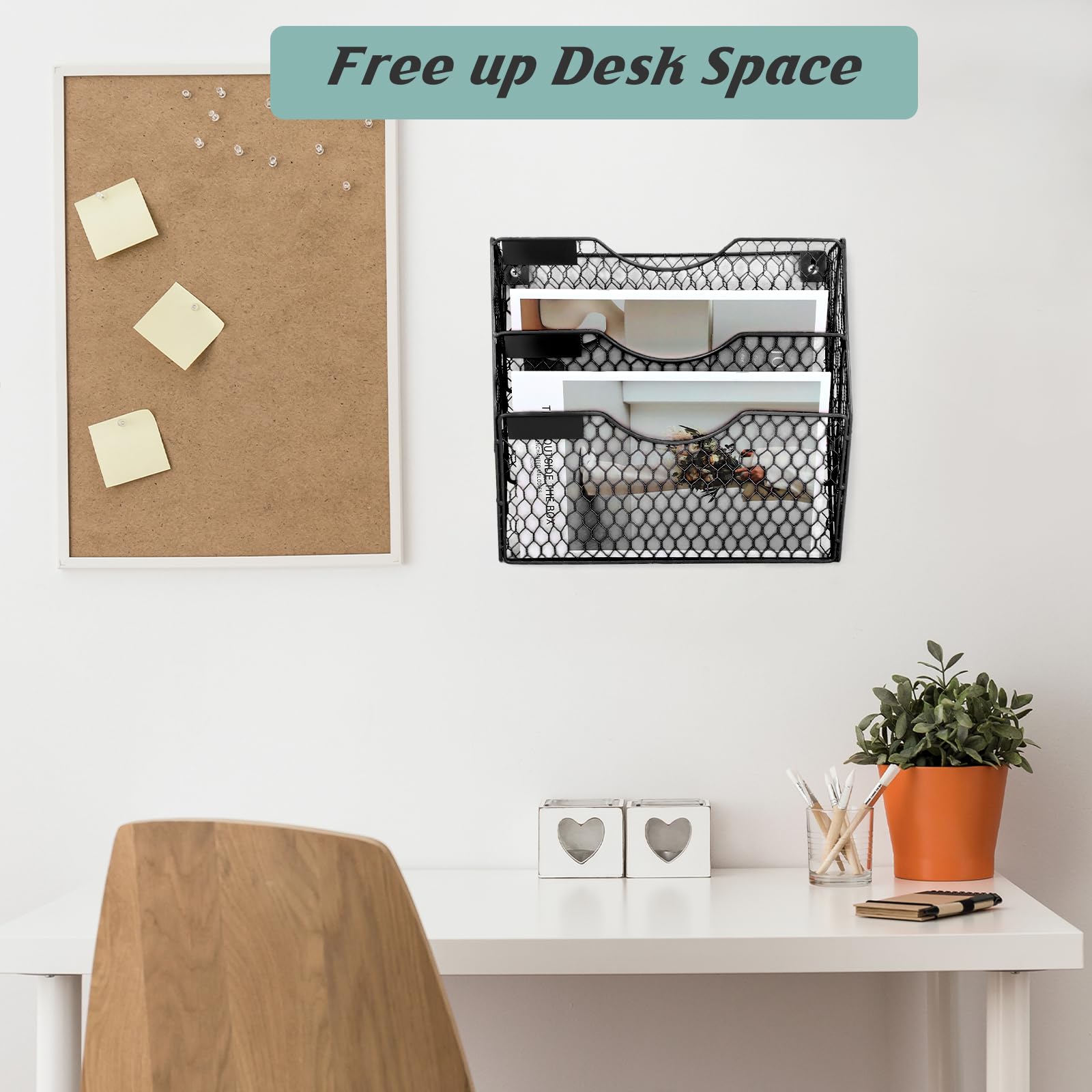 Snapklik.com : EASEPRES Mail Organizer Wall Mount Hanging File Holder ...