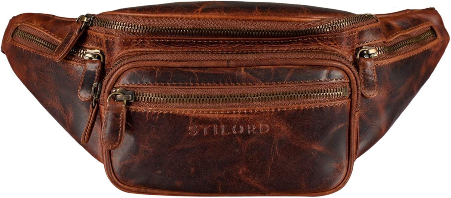 STILORD ‘Caspar’ Belt Bag Leather Large Vintage Bum Bag for Men Women ...