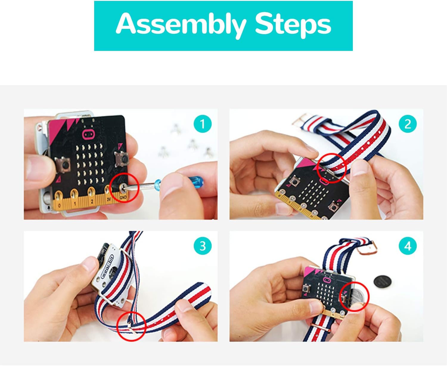 ELECFREAKS microbit Smart Coding Kit for Kids BBC Micro:bit DIY ...