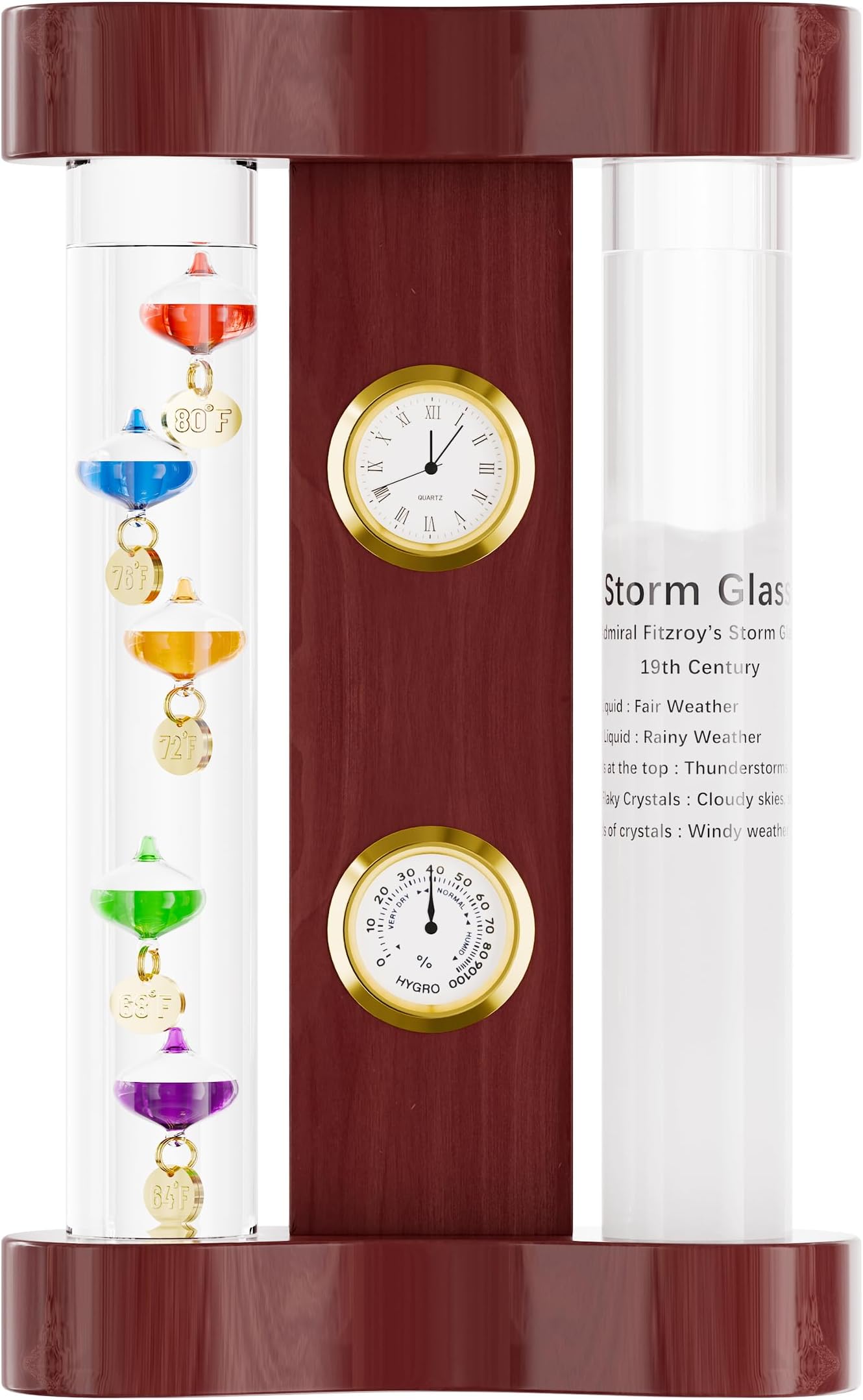 Amazon.com: Ambient Weather WS-YG501 Galileo Thermometer, Hygrometer ...