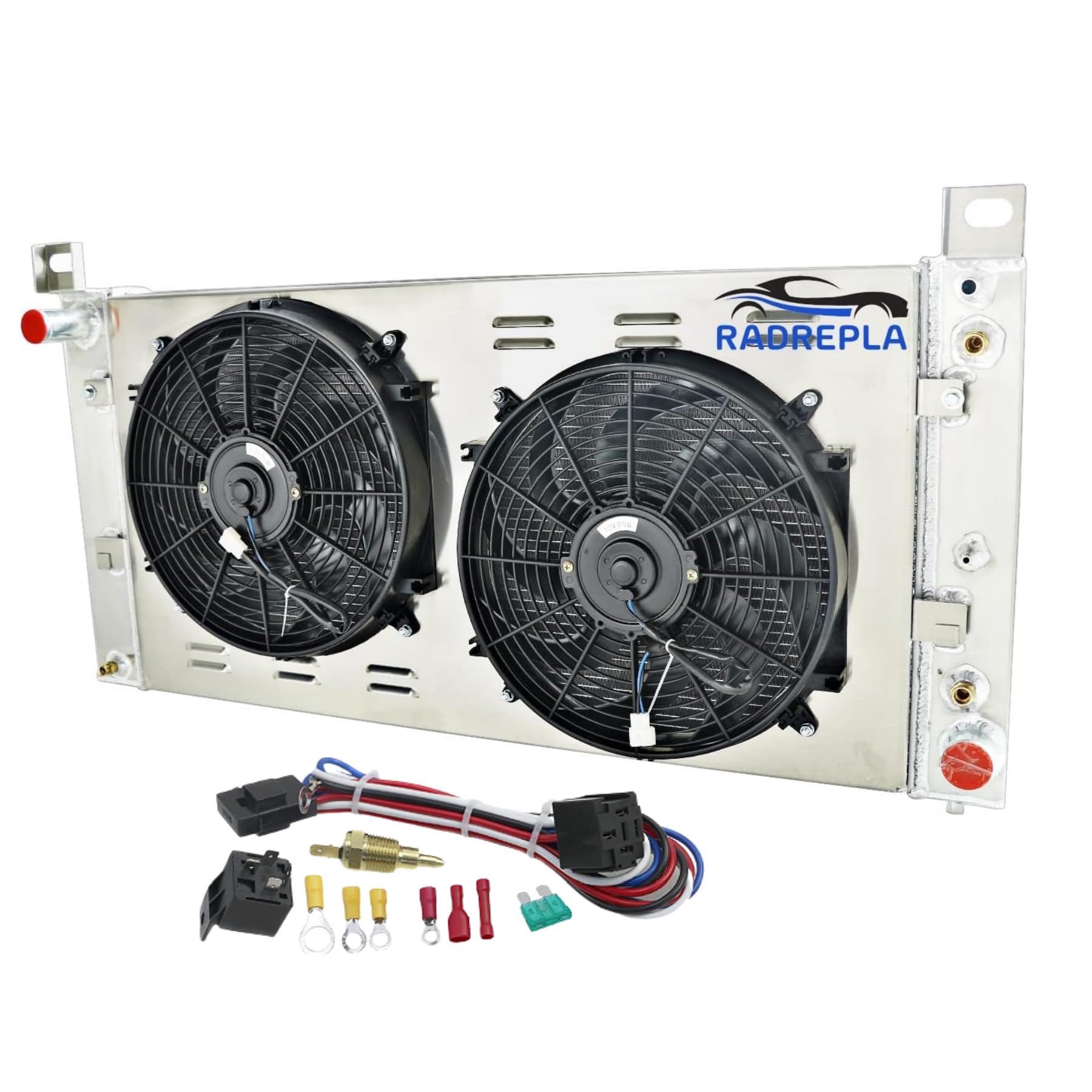 Amazon.com: RADREPLA CU2370 4 Row Radiator for 1999-2013 Chevy ...