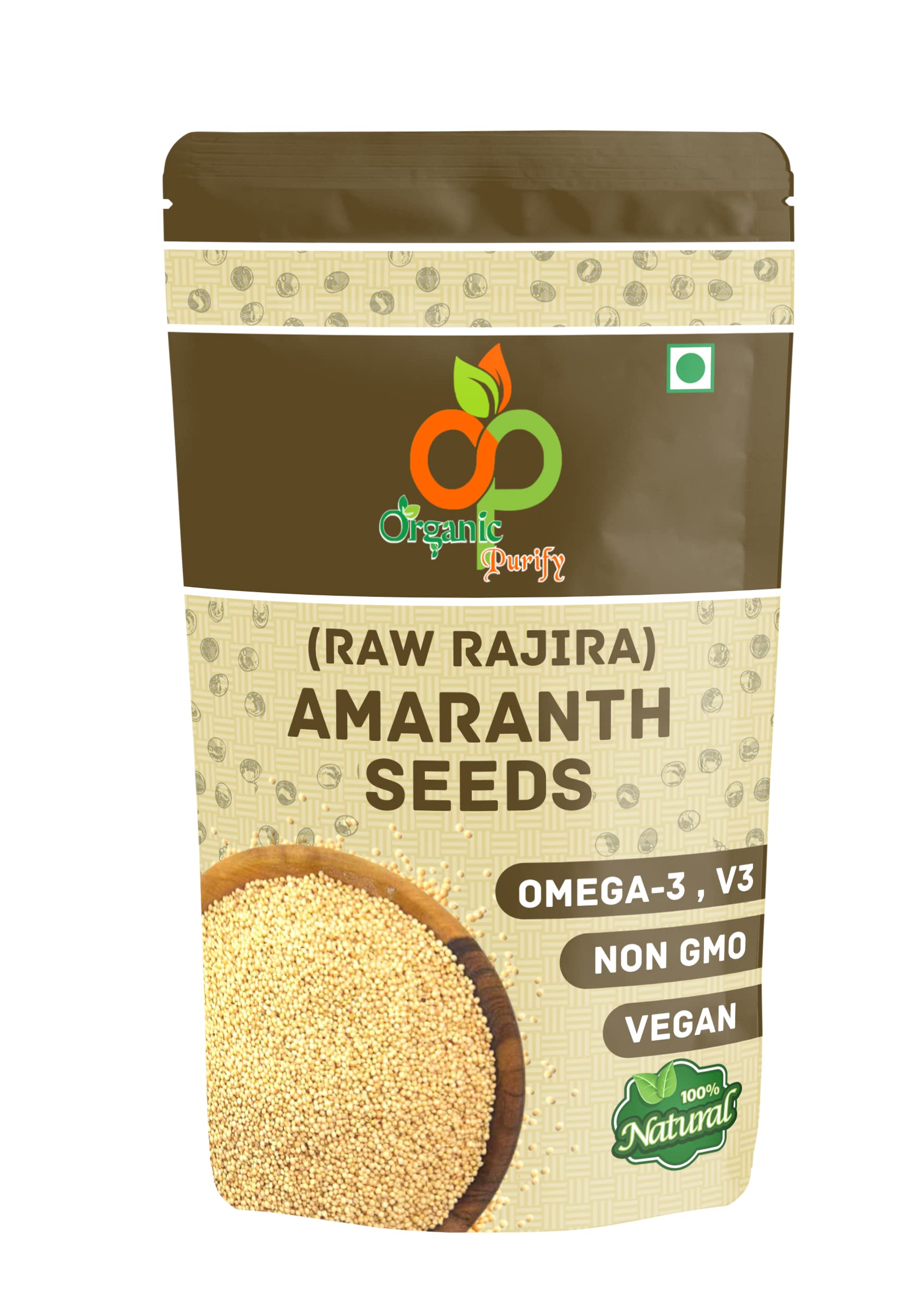 Organic Purify Natural Rajgira Amaranth Seeds Whole - 5Kg | Ramdana ...