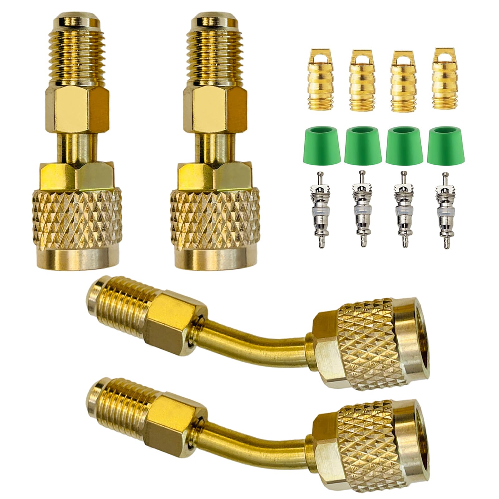 Amazon.com: R410a Adapter for Mini Split System, 5/16 inches SAE Female ...