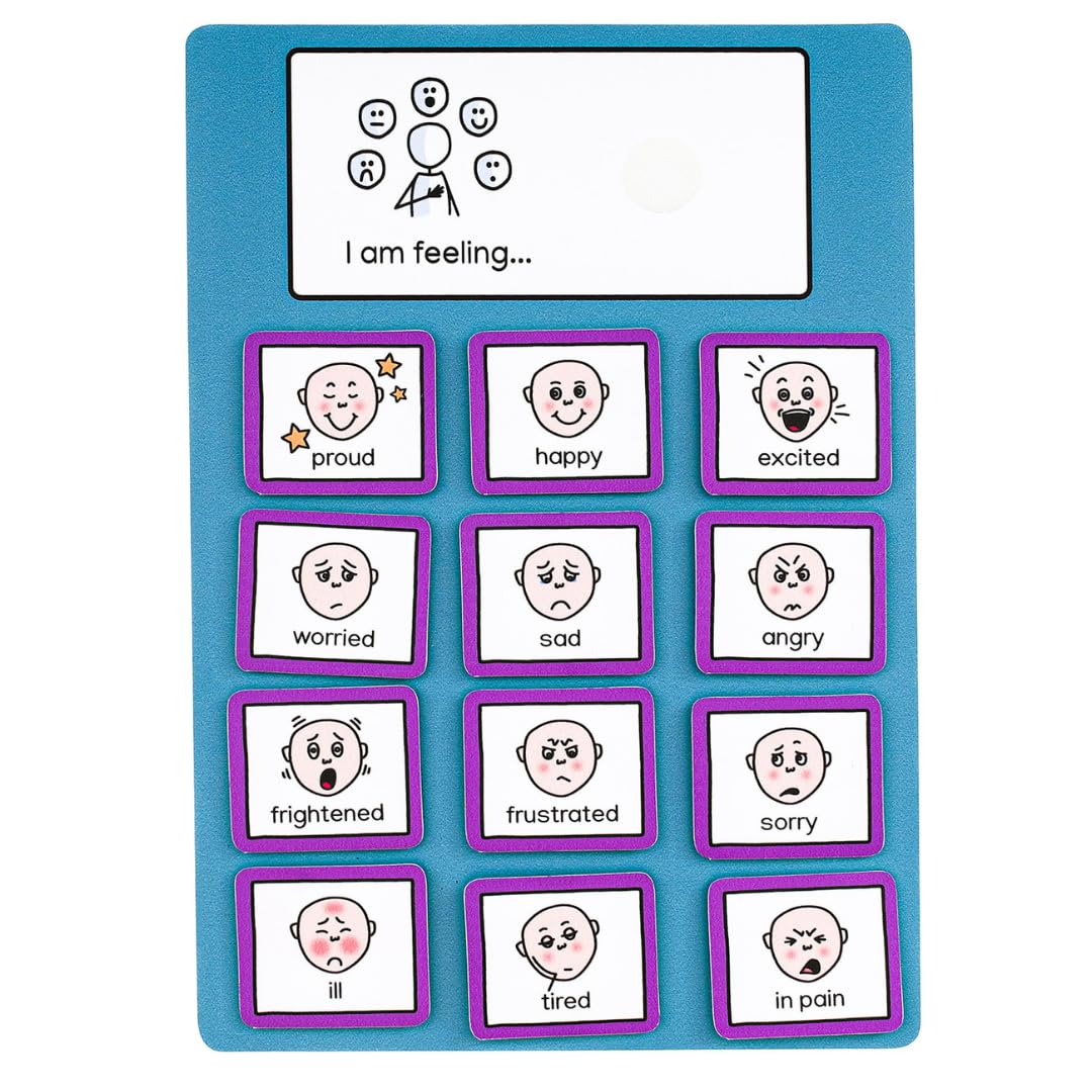 I Am Feeling Chart, (E) Emotions Visual Symbols To Support Emotional ...