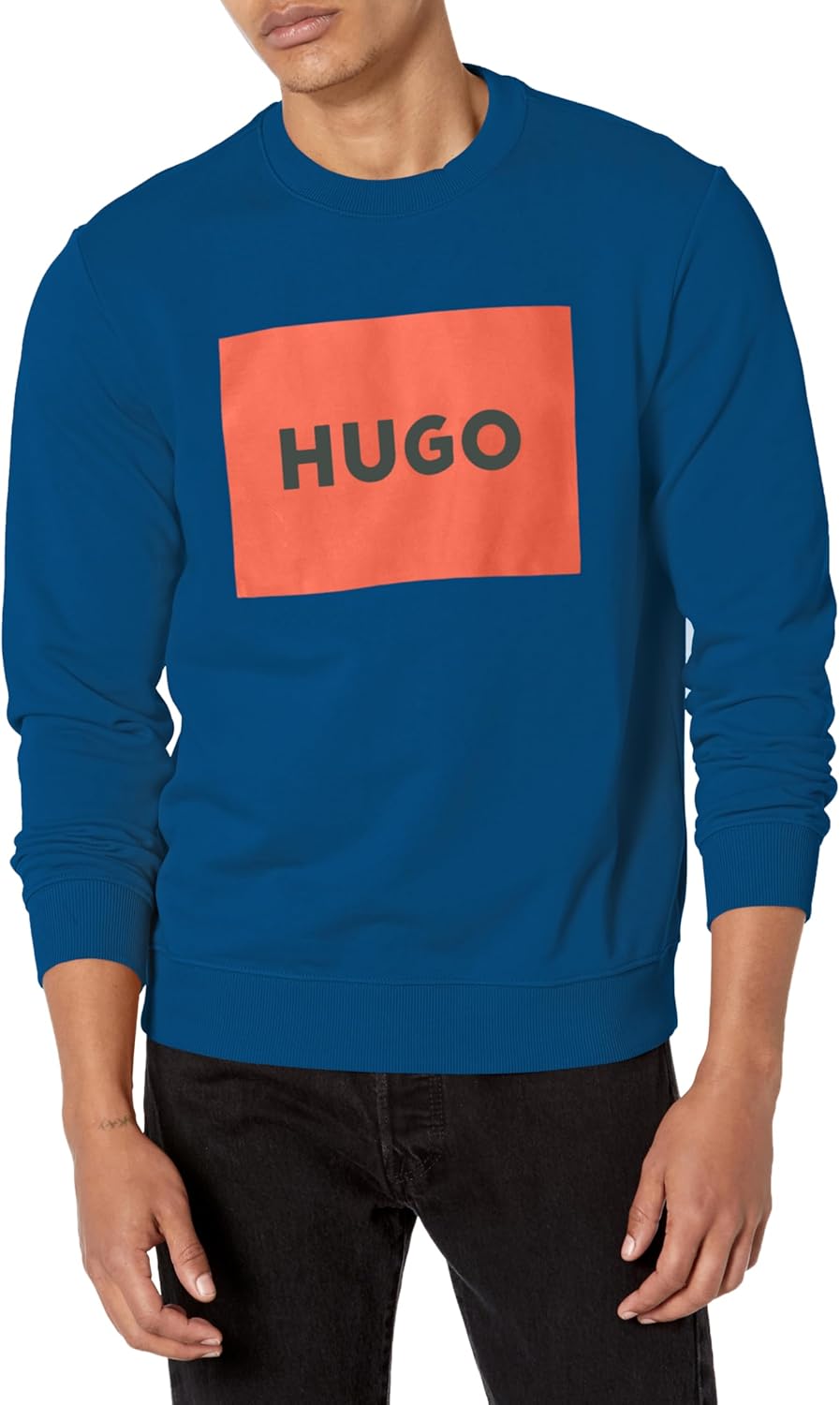 Hugo Boss Suéter de Manga Larga con Logotipo Cuadrado Grande Suter para ...