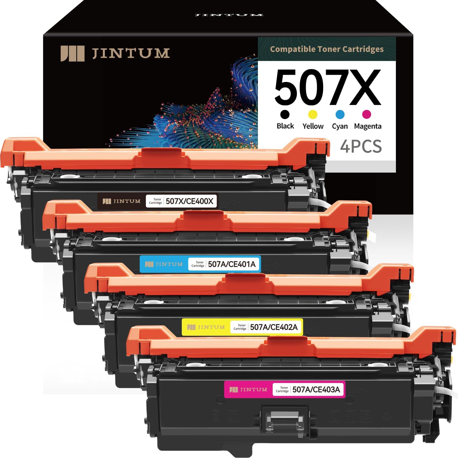 Amazon.com: JINTUM 507A 507X Compatible Toner Cartridge Replacement for ...