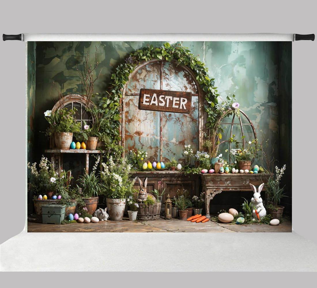 Amazon.com : Kate 7x5ft Spring Holiday Happy Easter Photo Backdrops for ...