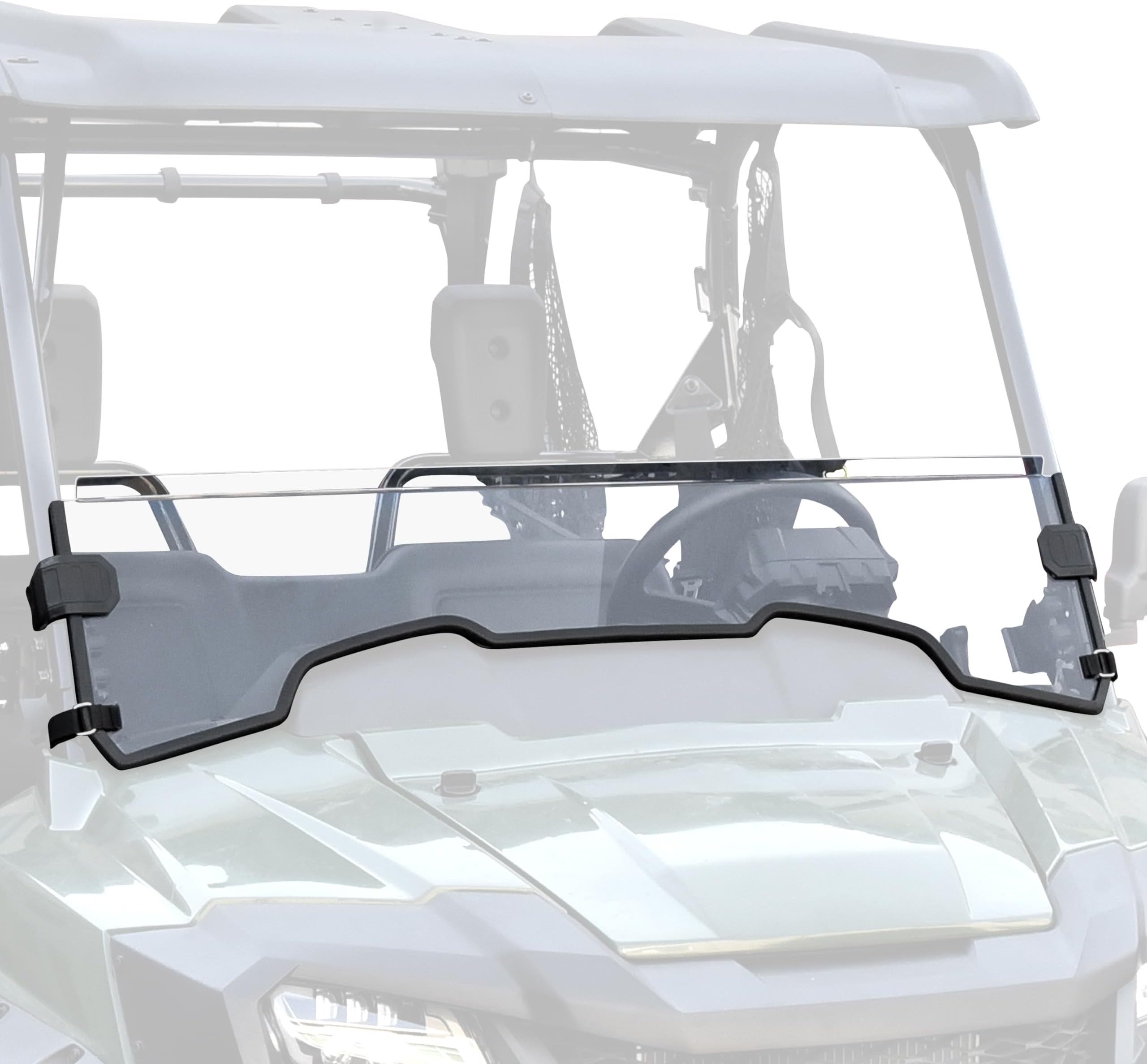 Amazon.com: SAUTVS Front Half Windshield for Honda Pioneer 700-2 / 700 ...