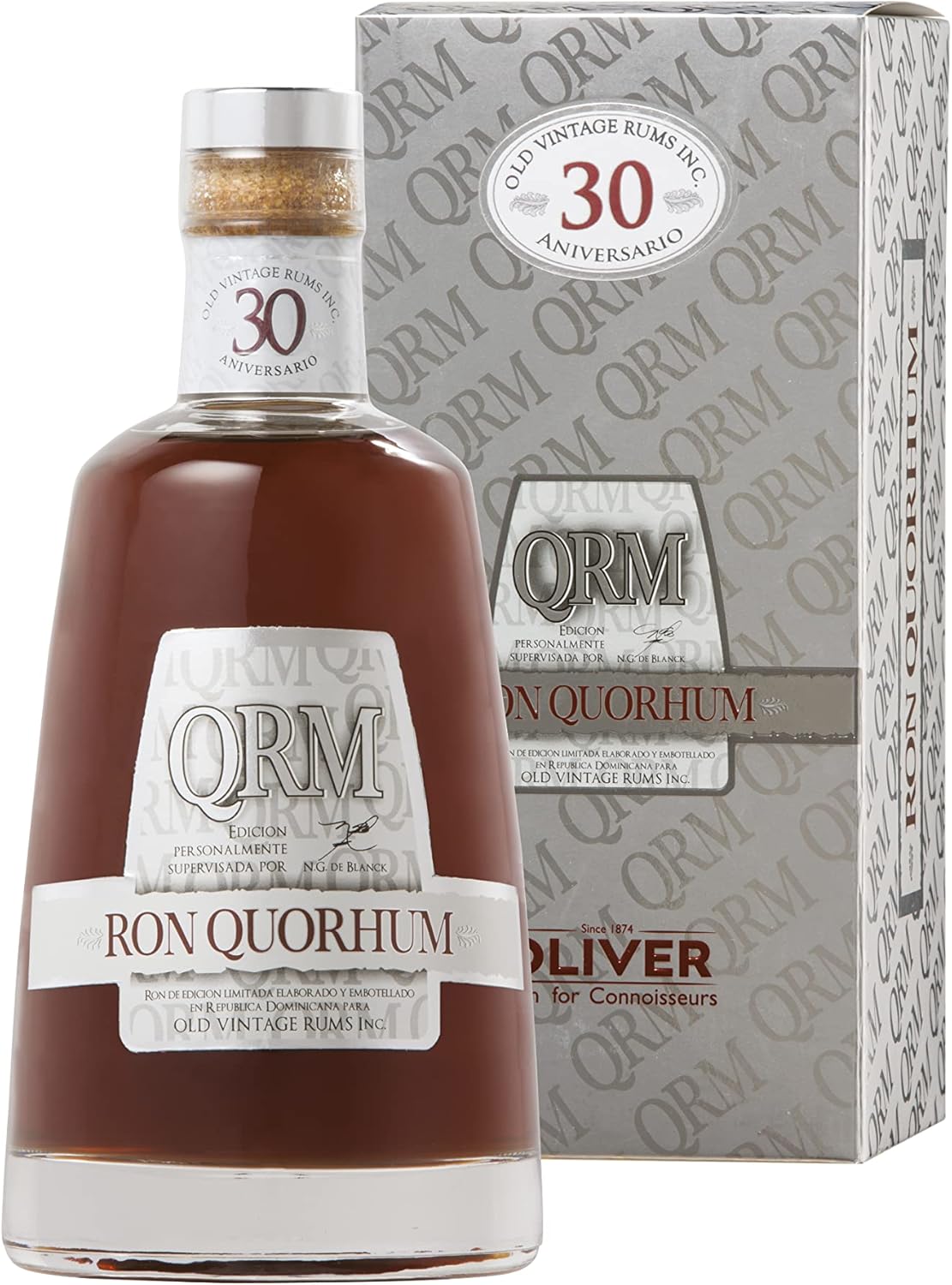 Ron Quorhum 30 Aniversario Old Vintage Rum 40% Vol. 0,7l in Giftbox ...