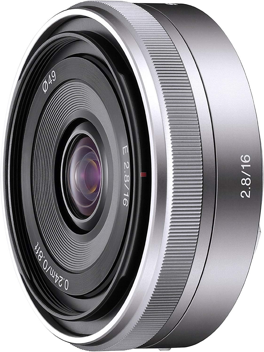 Sony SEL16 °F28 16 mm F/2.8 lente gran angular para cámaras de la serie ...