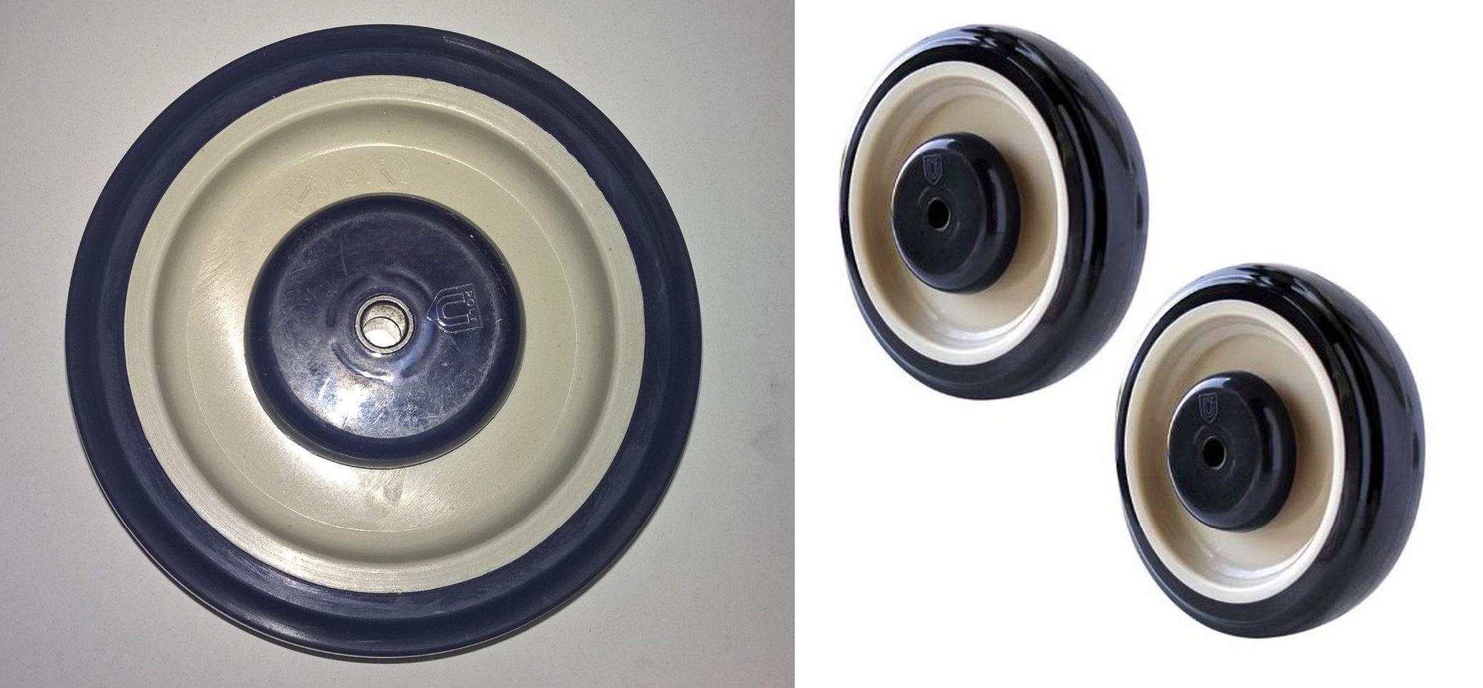 Amazon.com: 5 Inch Shopping Cart Wheel – Non-Marking Polyurethane Wheel ...