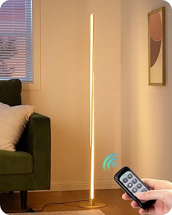 EDISHINE Helix LED Floor Lamp, 56" Tall Pole Lamps 2700K-6000K Dimmable ...