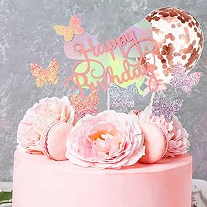 Décoration Gateau Anniversaire Fille Papillon Décoration Gateau Cake ...