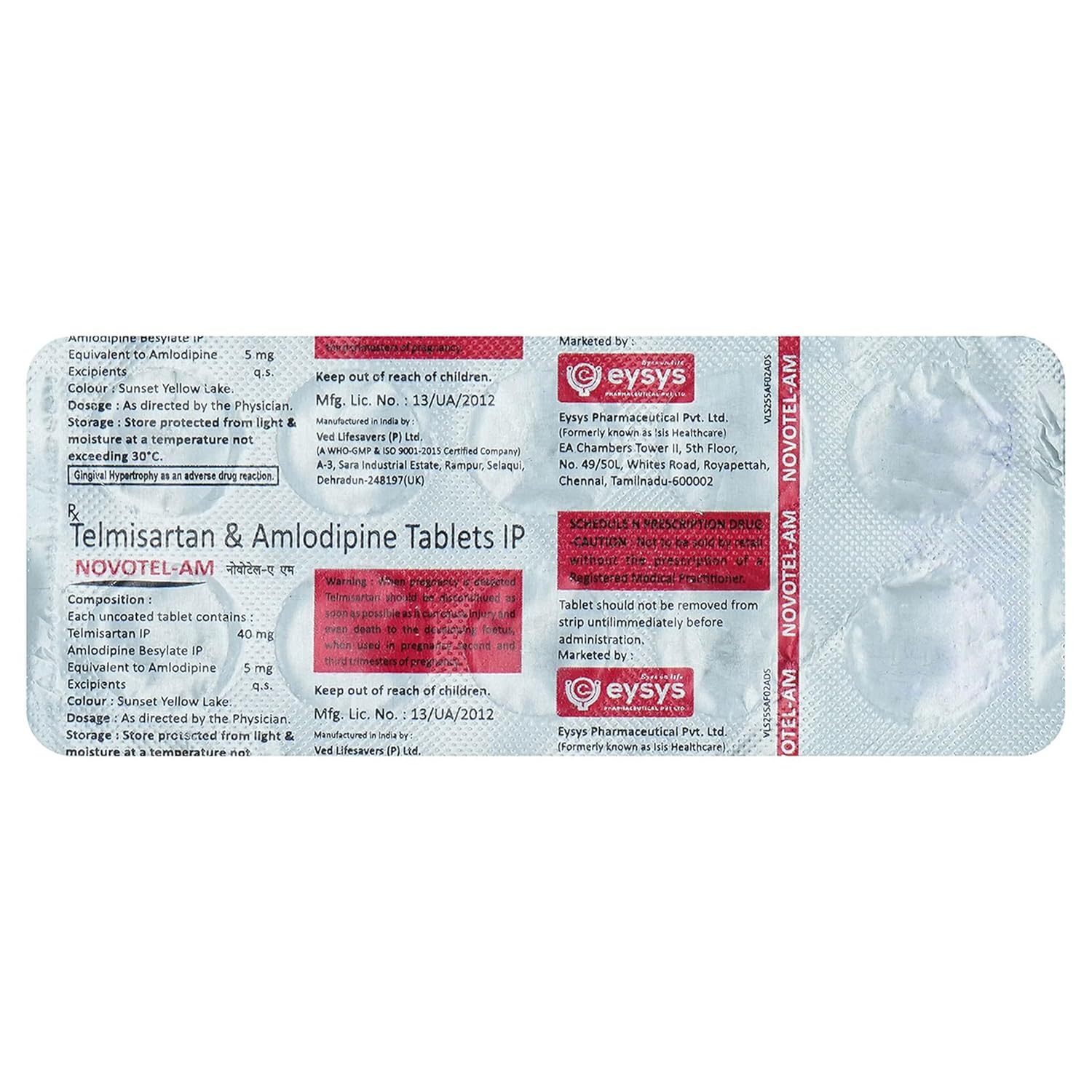 Novotel-AM - Strip of 10 Tablets : Amazon.in: Health & Personal Care