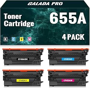 Amazon.com: 655A Remanufactured Toner Cartridge Replacement for HP 655 ...